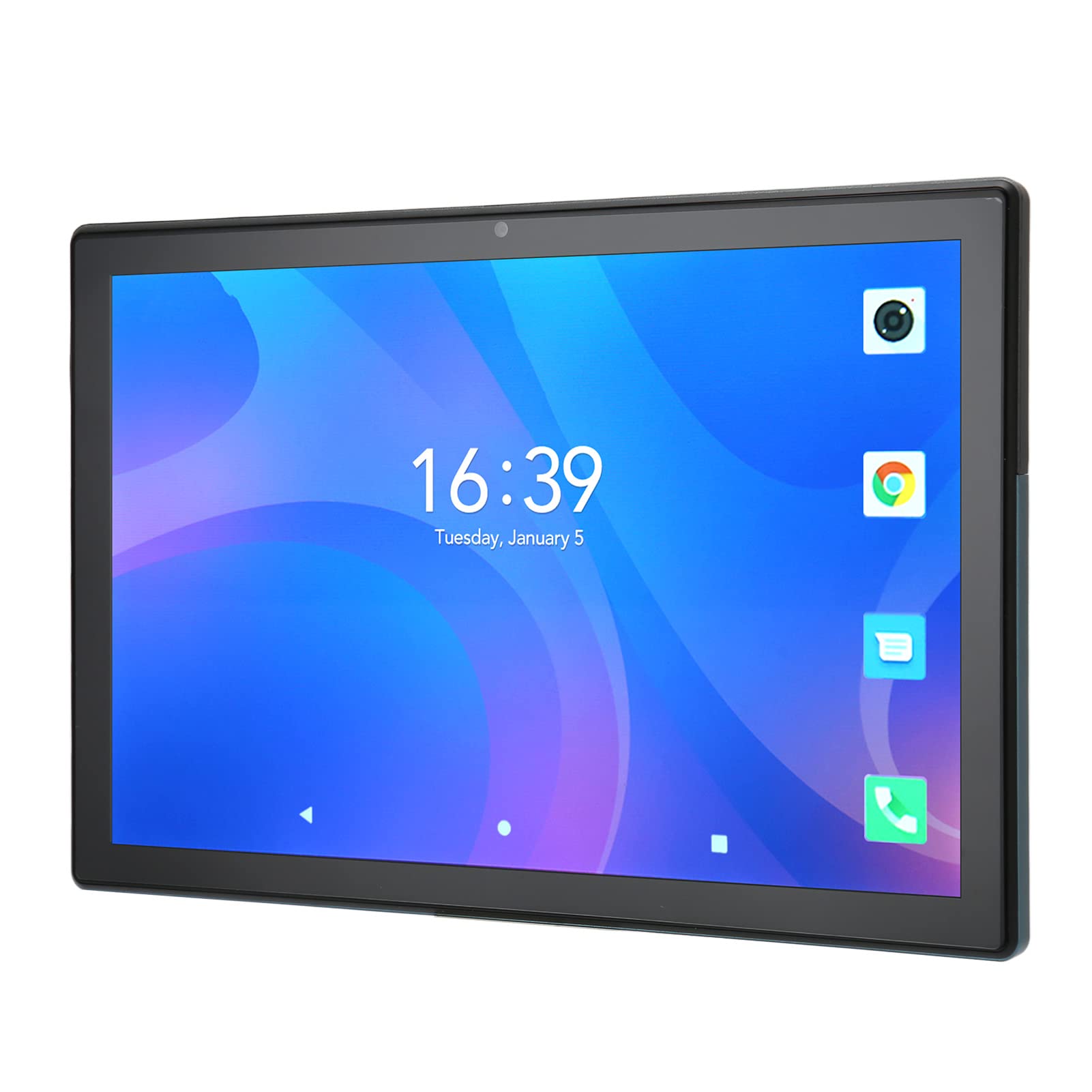 MAVIS LAVEN 10.1 Inch Tablet, Dual SIM Dual Standby Octa Core CPU Tablet 1920x1200 Resolution 12GB 256GB 5G WiFi US Plug 100-240V for Watching for Elderly for Android 12.0 (Blue)
