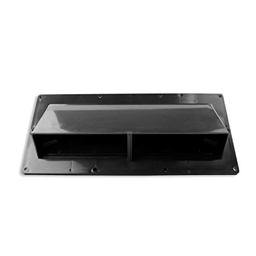 Leisure Coachworks RV Exhaust Vent Cover - RV Range Hood Vent/RV Range Hood Cover (1-Pack Black)