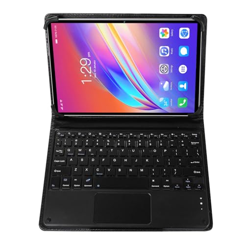 Luqeeg 10.1 Inch 8 Core CPU HD Tablet, 2 in 1 Tablet, with Keyboard for Office, Gaming, Business, School (US Plug)