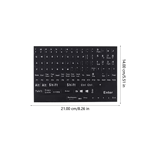 SOLUSTRE Laptop Stickers Computer Keyboards 10 Sheets Keyboard Keyboard Letter Stickers Purple Stickers Keyboard Letters Stickers Letters Stickers English Laptop Stickers Computer Keyboards