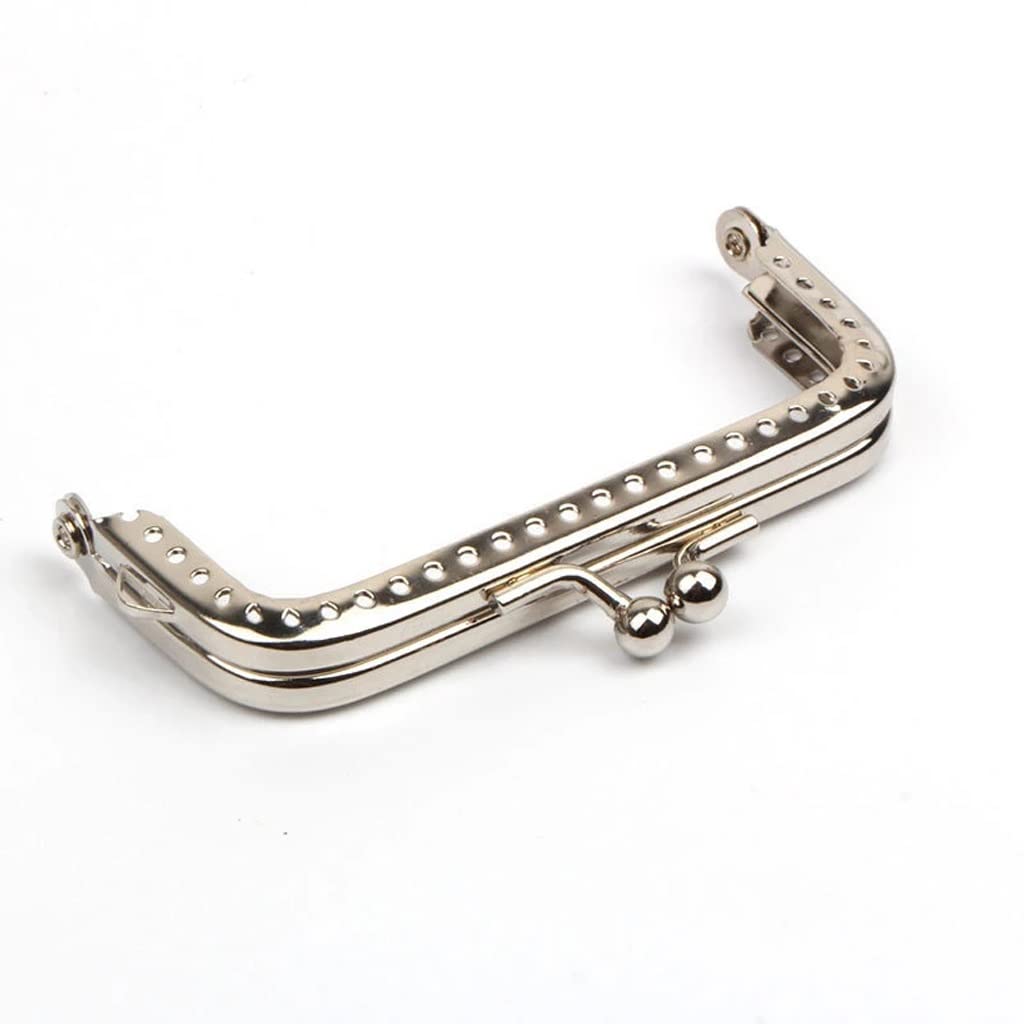 QUUL Square Metal Frame Purse Handle Clutch Bag Handbag Accessories Making Purse Clasp Lock Metal Clasp Bags (Color : D, Size : 6.5cm)
