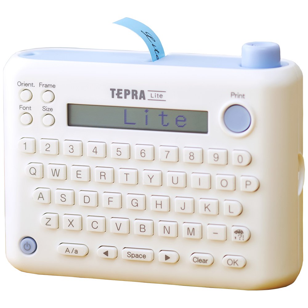KING JIM Washi Tape Label Printer, TEPRA Lite, LR5E; English Edition