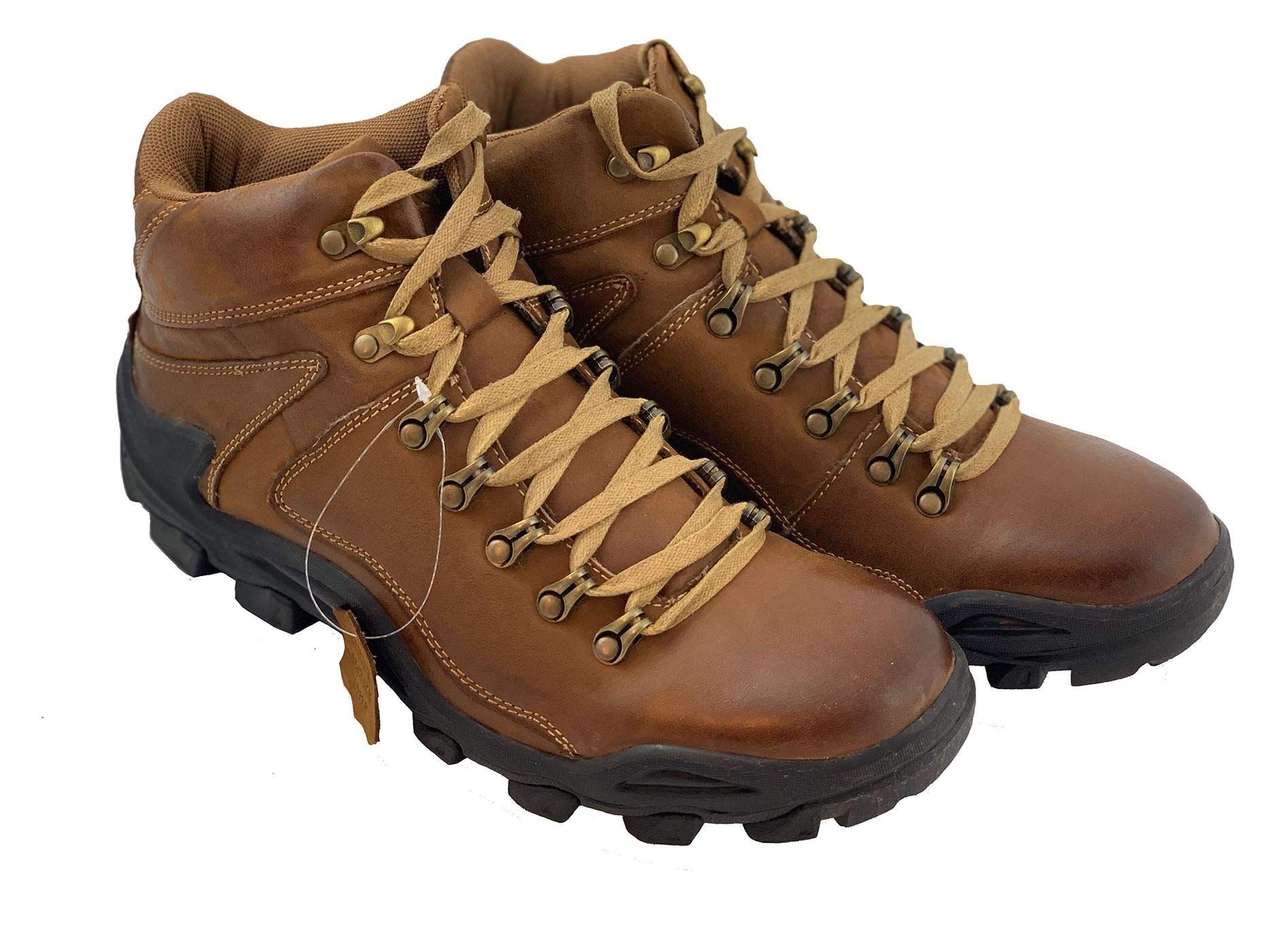 Labo Pro Reactive Men's Water resistant Hiking Boot, Genuine Leather 5120LP-BROWN-10