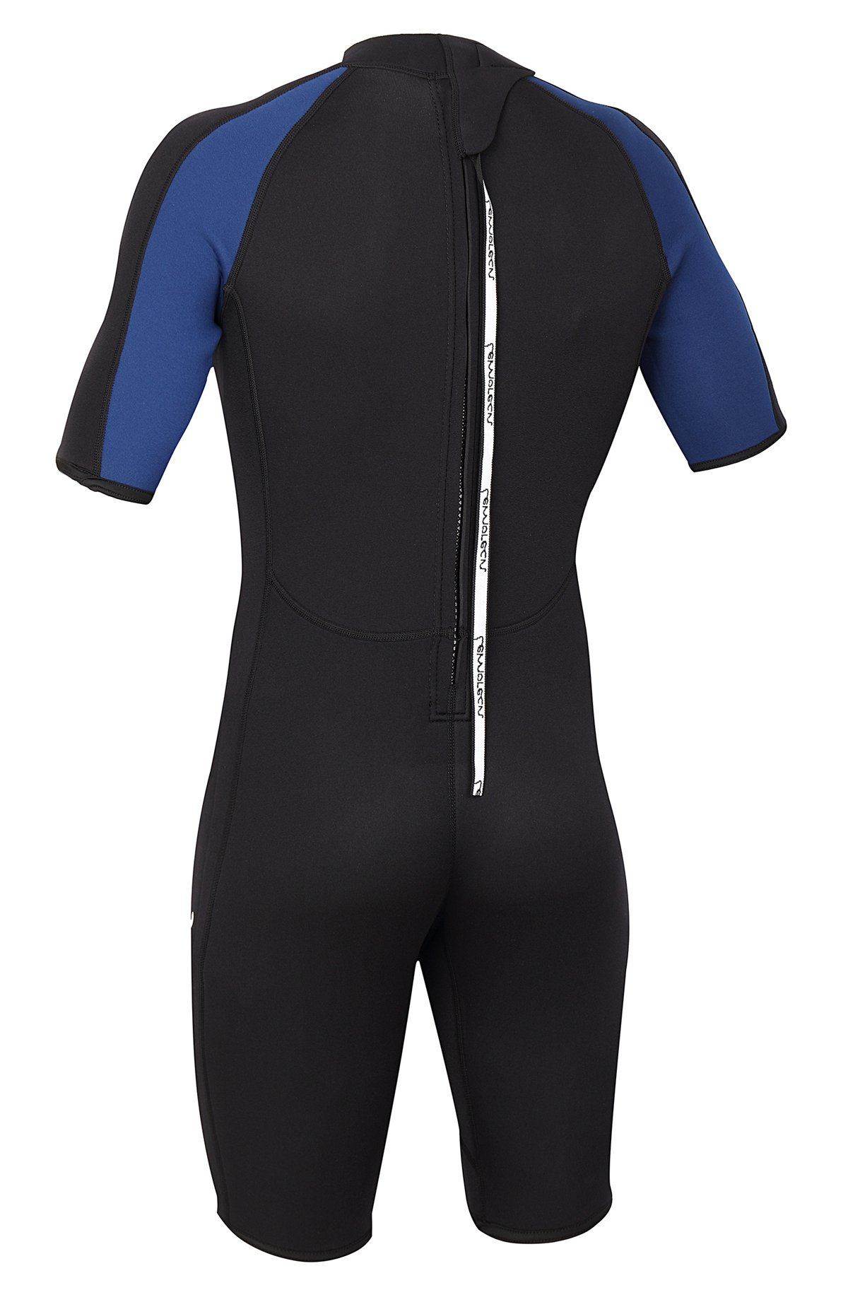 Lemorecn Wetsuits Adult's Premium Neoprene Diving Suit 3mm Shorty Jumpsuit (3035blackblueL)