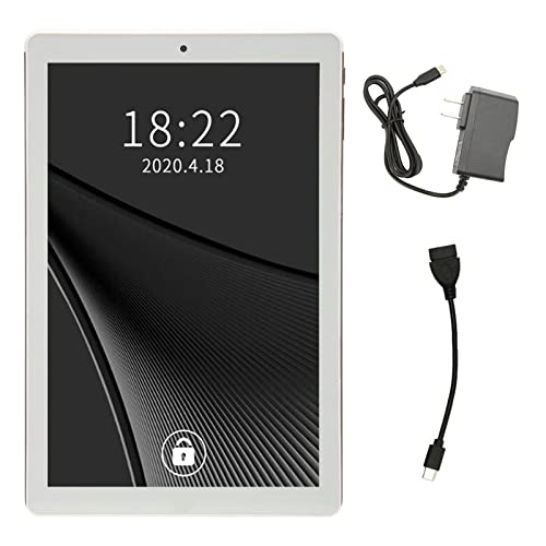 MAVIS LAVEN HD Tablet, Multifunction Dual SIM Card Dual Standby Grey WiFi Octa Core 3GB RAM 64GB ROM 13MP Rear Camera 10 Inch HD Tablet for Daily Use (US Plug)