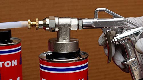 Tekton44 Undercoating for Trucks, Black Sprayable Auto Undercoating (5 Liter Cans + 1 Spray Gun + 1 Spray Wand), 5 Cans + 1 Spray Gun + 1 Wand