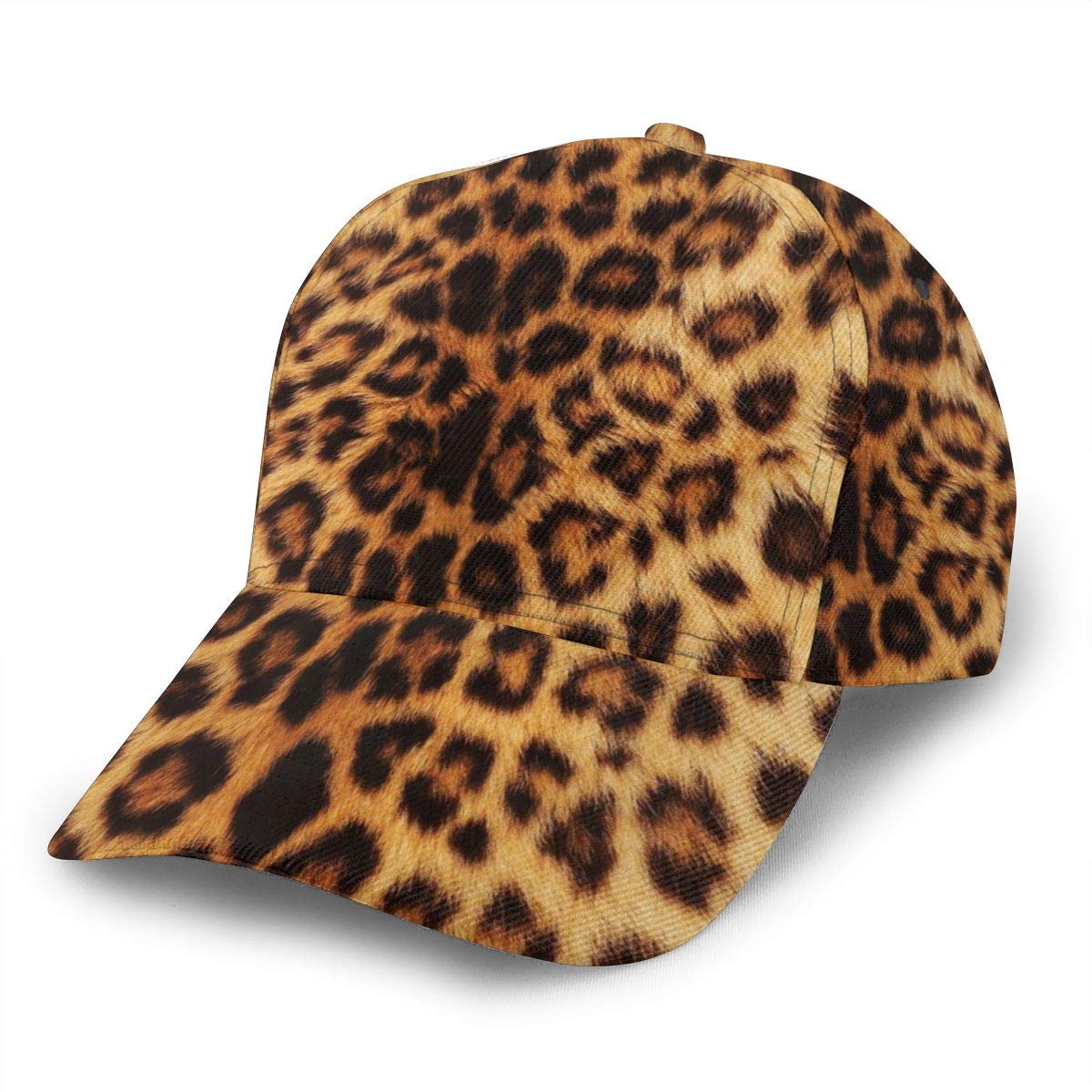 Leopard Skin Print Unisex Baseball Cap Low Profile Adjustable Dad Hat