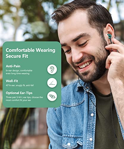 USB C Headphones, Wired Earbuds for iPhone 15 Plus, Samsung S23 Ultra S22 DAC Digital Earphones Stereo Audio in-Ear Headphones with Microphone for iPad 10th Samsung S21 A53 S20 Google Pixel 7 Pro