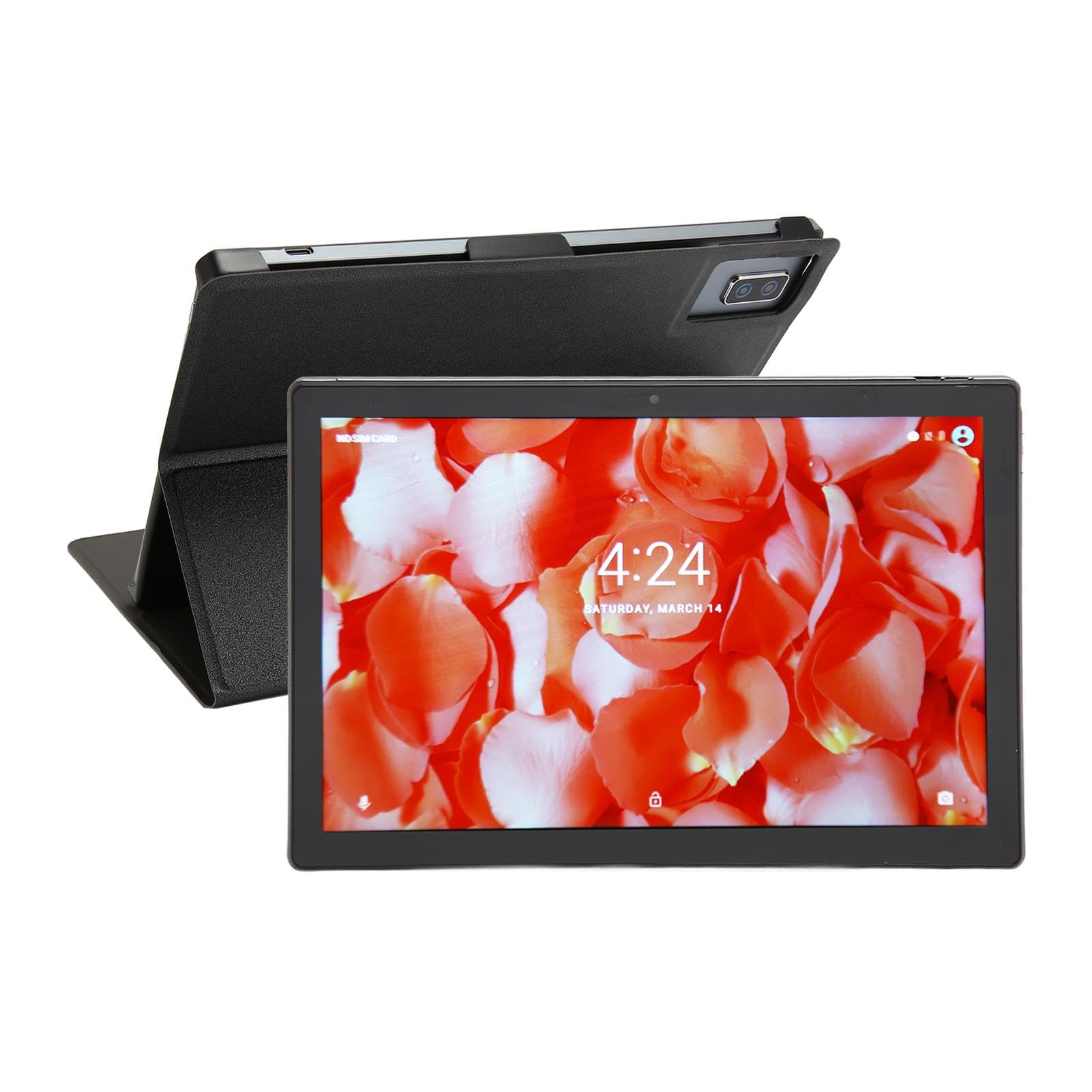 MAVIS LAVEN Office Tablet, Aluminium Alloy 10.1 Inch FHD Dual Camera 3 Card Slots Tablet PC 6GB 128GB Memory for Travel (US Plug)