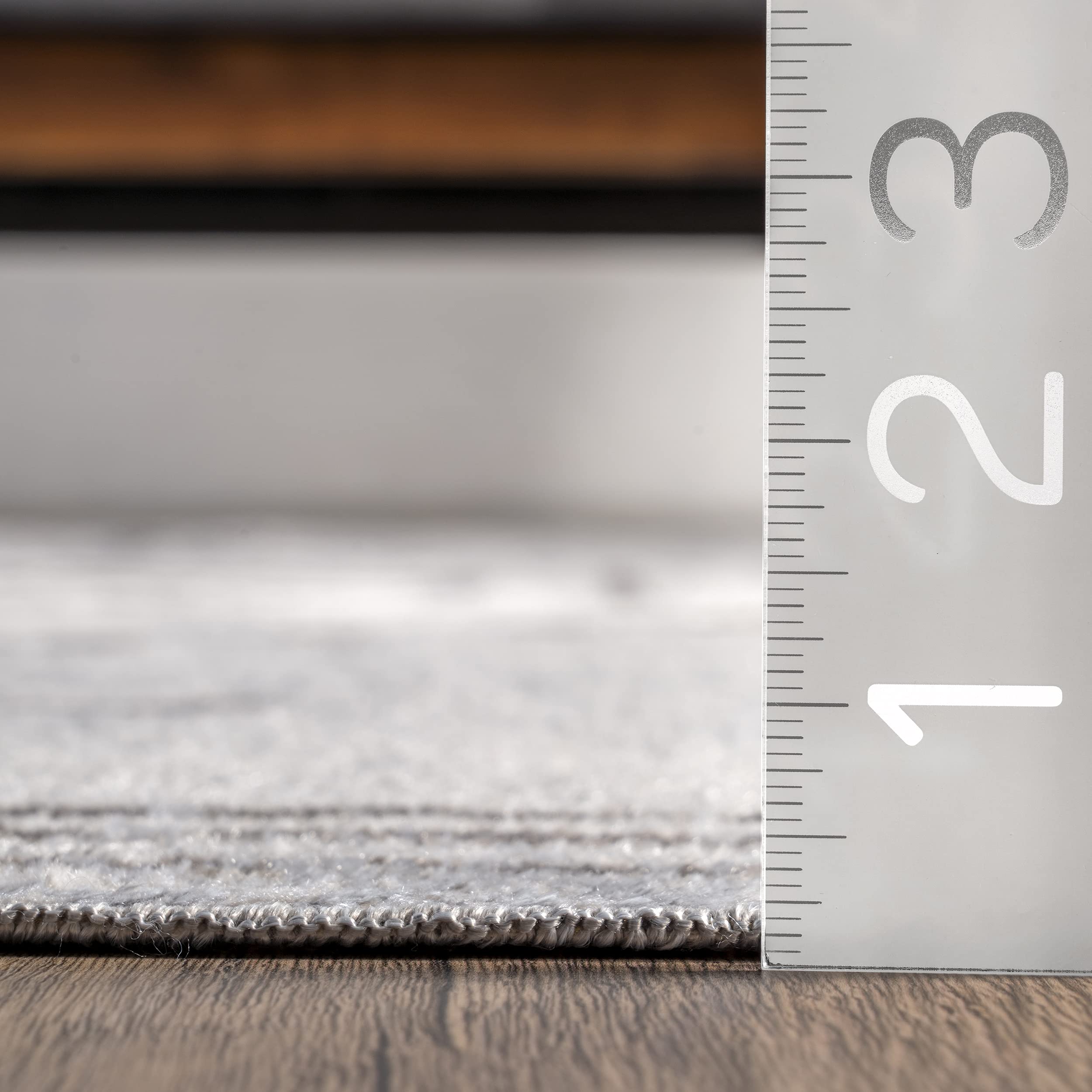 nuLOOM Kyleigh Machine Washable Southwestern Area Rug, 5x8, Light Grey