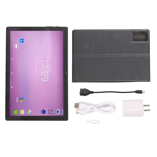 MAVIS LAVEN Tablet PC, 10.1 Inch LCD 2 Card Slots HD Tablet Octa Core CPU for Home (US Plug)