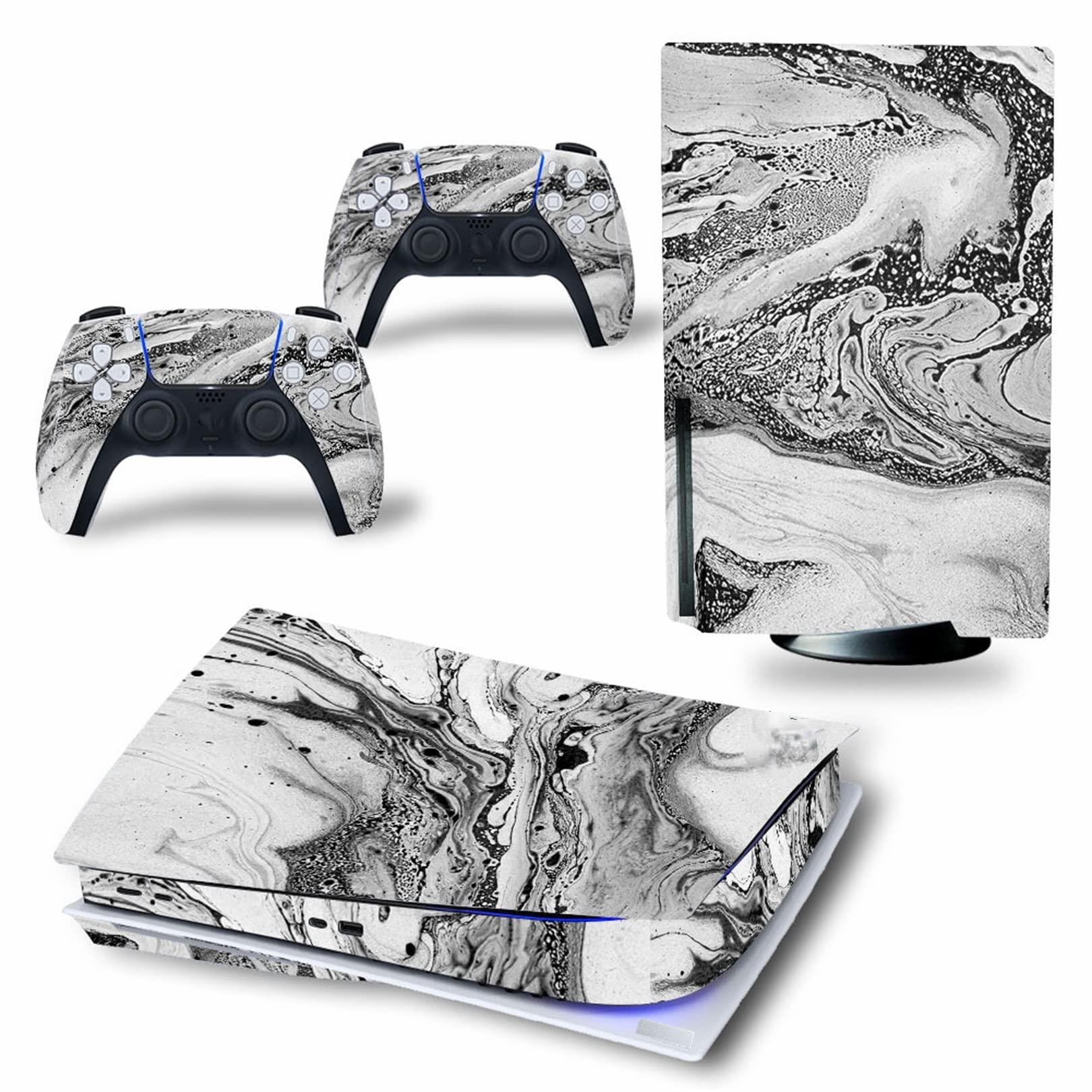 Top factory BUCEN for PS5 Skin Disc Edition & Digital Edition Console and Controller Vinyl Cover Skins Wraps Scratch Resistant, Compatible with for PS5 523969 Anti Scratch (Size : Disc Version)