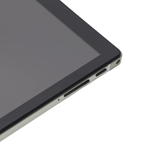 Qinlorgo Green Tablet, 10.1 Inch Tablet Dual SIM Dual Standby 1920x1200 IPS 100β240V Dual Camera 6GB RAM 128GB ROM for Reading (US Plug)