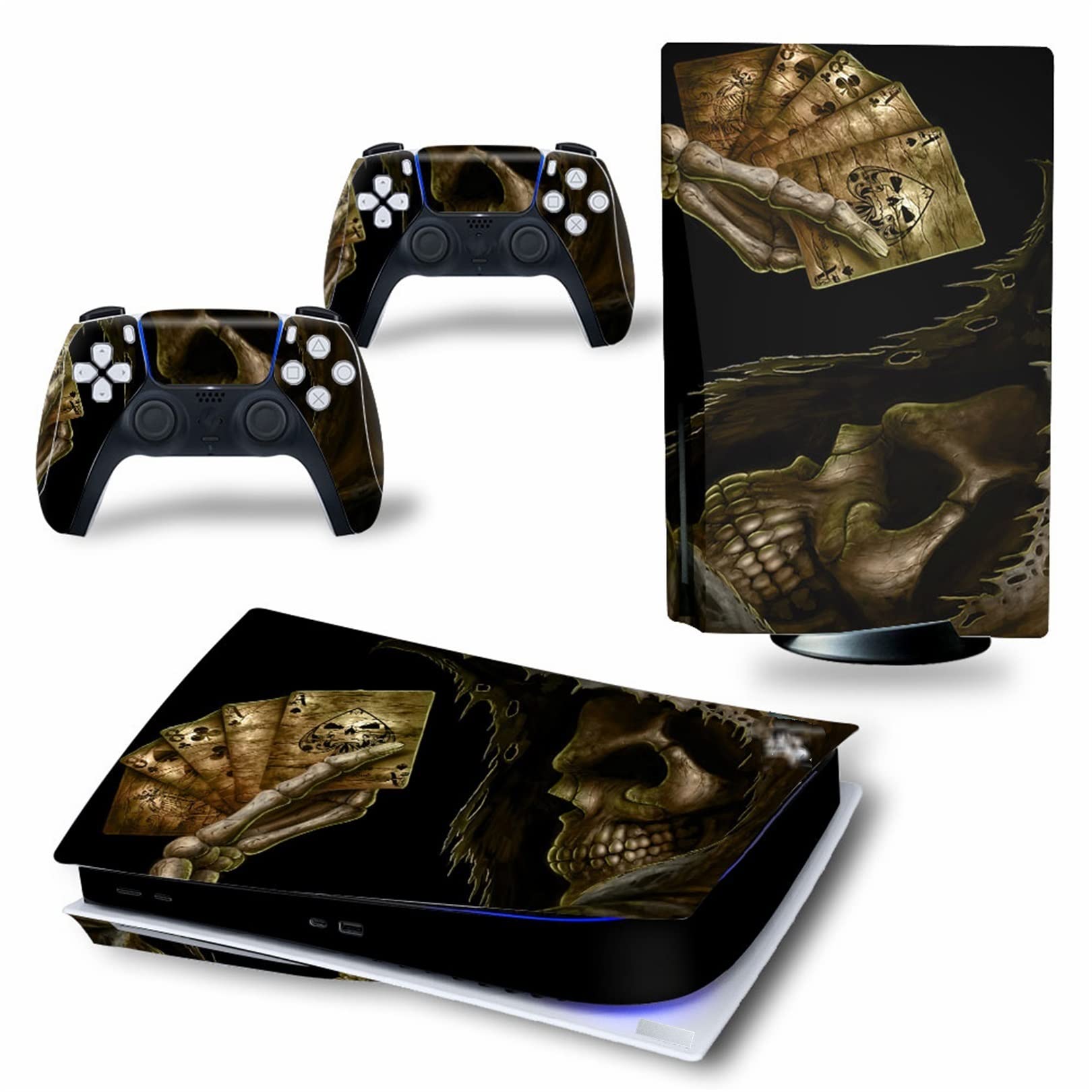 Top factory BUCEN for PS5 Skin Disc Edition & Digital Edition Console and Controller Vinyl Cover Skins Wraps Scratch Resistant, Compatible 65815 Anti Scratch (Size : Digital Edition)
