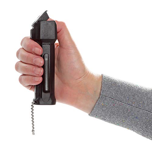Mace Triple Action 12' Police Strength Pepper Spray with Tear Gas and UV Dye - Flip Top Safety, Great for Self Defense