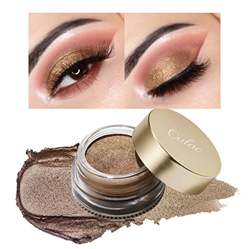 oulac Cream Colour Eye Pot, My Fate, Bronze, Brown, Gold, Tan