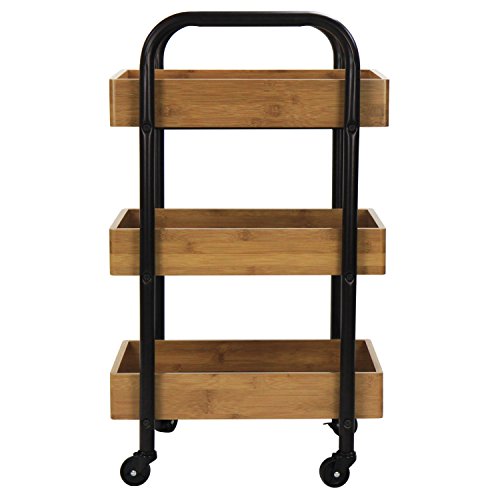 Oceanstar 3SC1675 Portable 3 Removable Trays Storage Cart