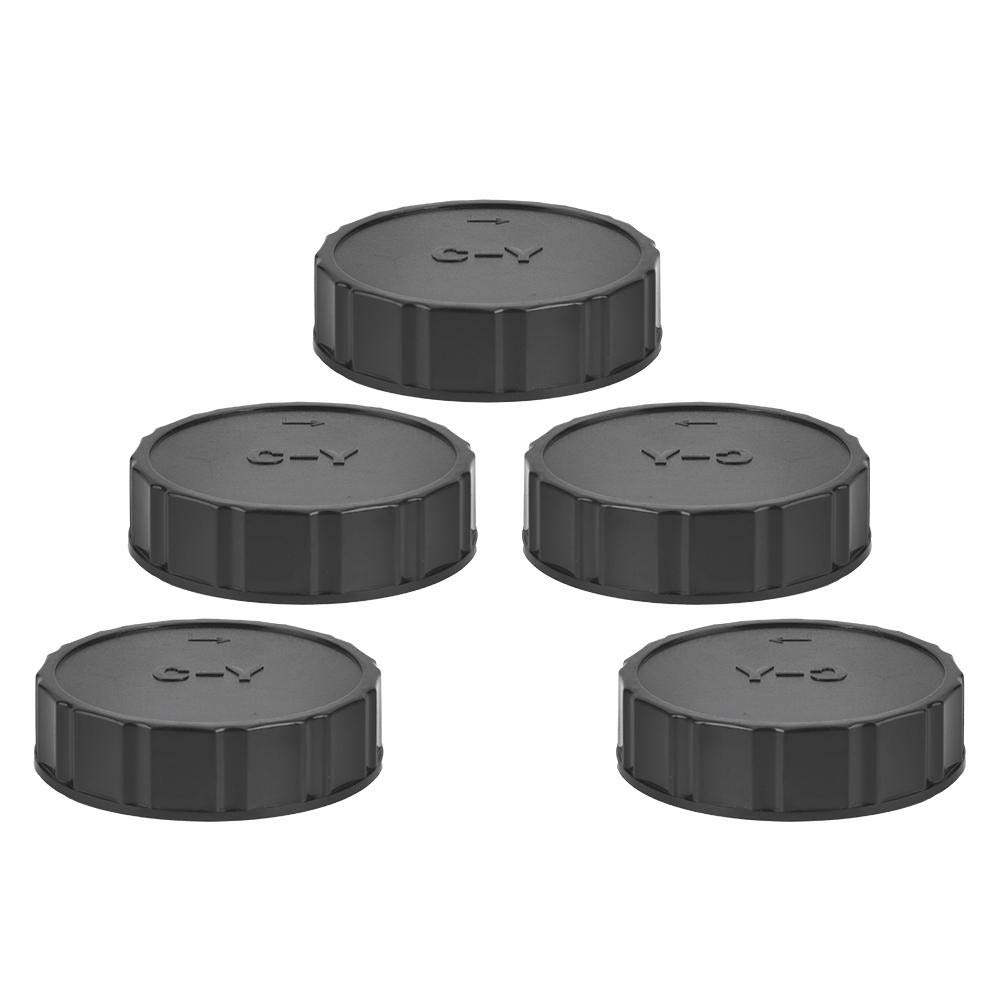 Lens 5pcs Plastic Back Cover Lens, Rear Protective Cover Suitable for Contax for Yasica C Y Mount SLR Camera Lens