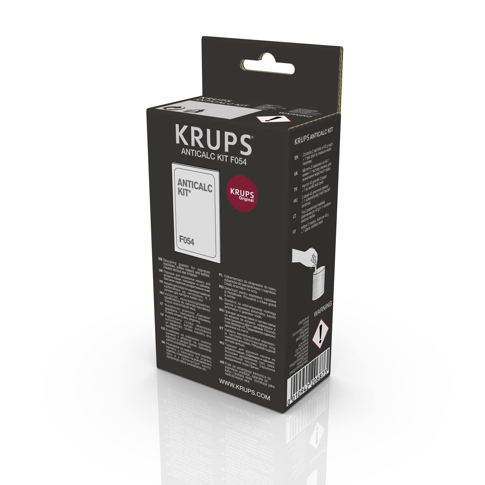 KRUPS F054 Descaling Powder for Kettles Coffee and Espresso Makers Fully Auto Machines EA8442 And EA8250