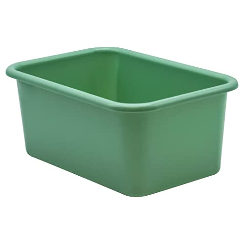 Teacher Created ResourcesĀ® Eucalyptus Green Small Plastic Storage Bin