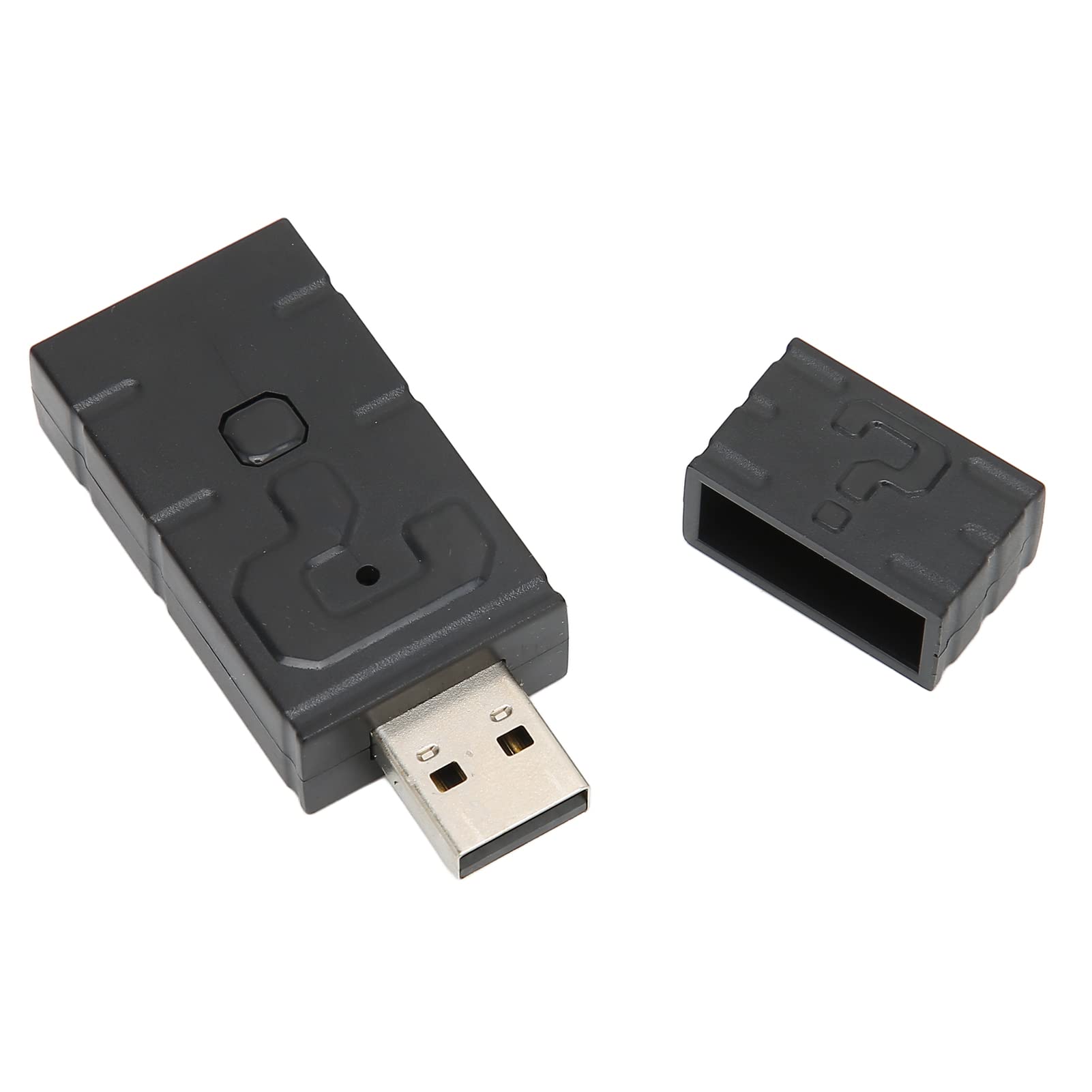 PUSOKEI Wireless Controller Adapter, USB, for PS4, PS5, Xbox One, Switch, Low Latency, ABS Material, Compatible Devices