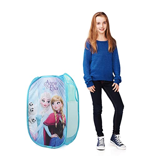 TheAvengers Frozen Pop Up Hamper with Durable Carry Handles, 21 inch H x 13.5 inches W X 13.5 inches L