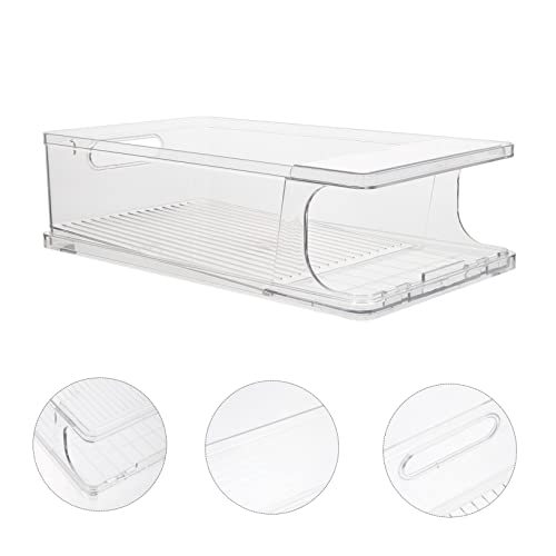 Zerodeko 2pcs Beer Can Holder Soda Can Dispenser Soda Can Storage Rack Wine Bottle Stacker Plastic Organizers Plastic Storage Boxes Plastic Food Tray Kitchen Gadget Drink Storage Rack Fruit