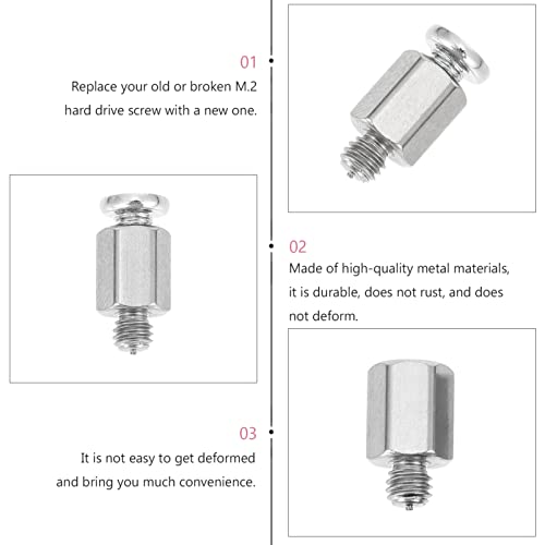 SOLUSTRE Laptop Stand Laptop Mount 20pcs State Kit for Nut Metal Disk Part Hexagonal Mounting M. Computer Hex Screw Motherboard Ssd Hard Accessory Drive Laptop Stand Computer Stand