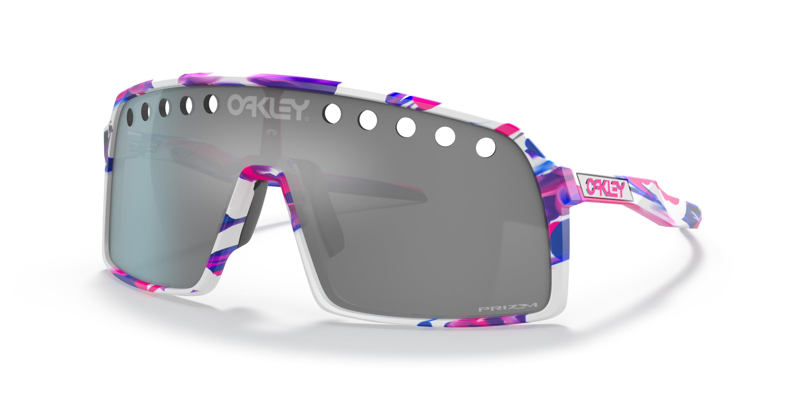 Oakley Men's Oo9406 Sutro Collection Rectangular Sunglasses, Kokoro/Prizm Black, 37 mm