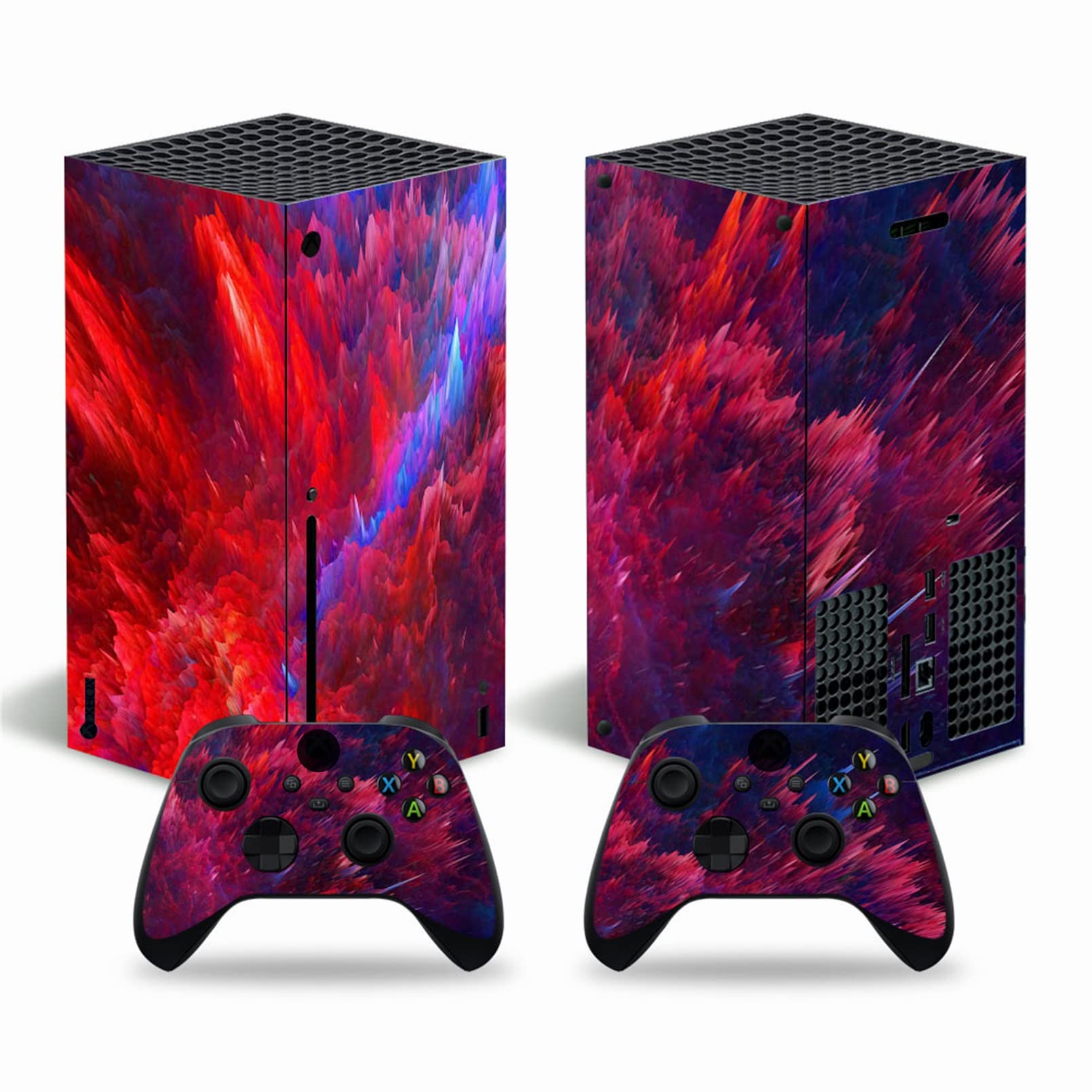 Top factory Skin Decal Protective Vinyl Skin Decal Cover for Series X Console Skins Wrap Sticker with Two Free Wireless Controller Decals 55694 Decal