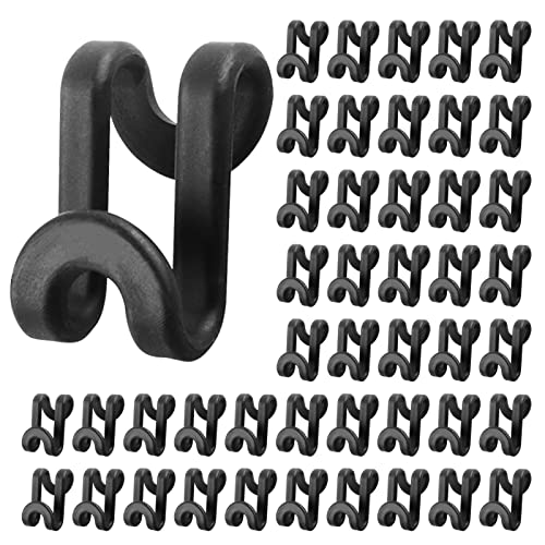 YEXEXINM 160Pcs Clothes Hanger Connector Hooks - Space Saving Hanger Extender Hooks,Plastic Mini Cascading Hanger Hooks Heavy Duty Hanger Extender Clips for Outfit Closet Velvet Wooden Hangers