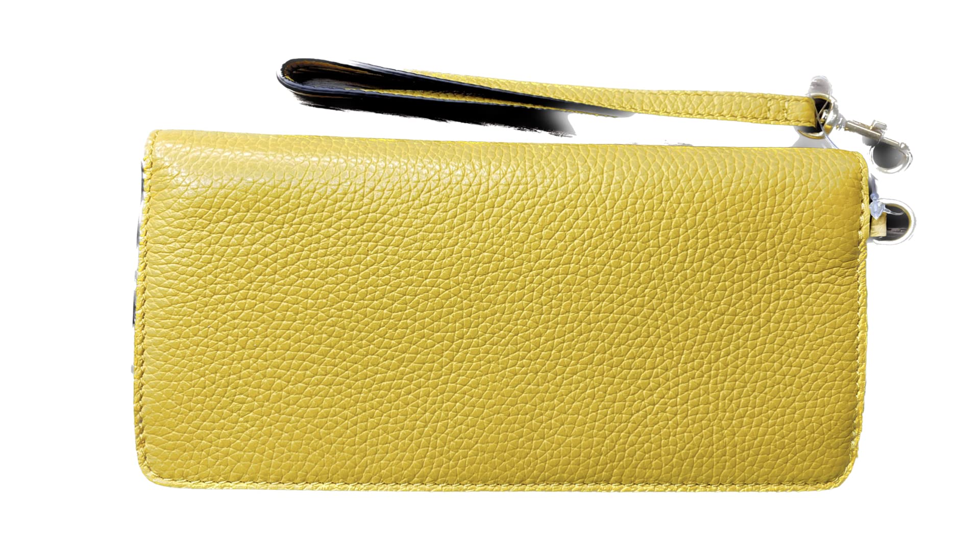 Tory Burch Blake Color Block Slim Wristlet Envelope 81318 Goldfinch/Pink Moon 970