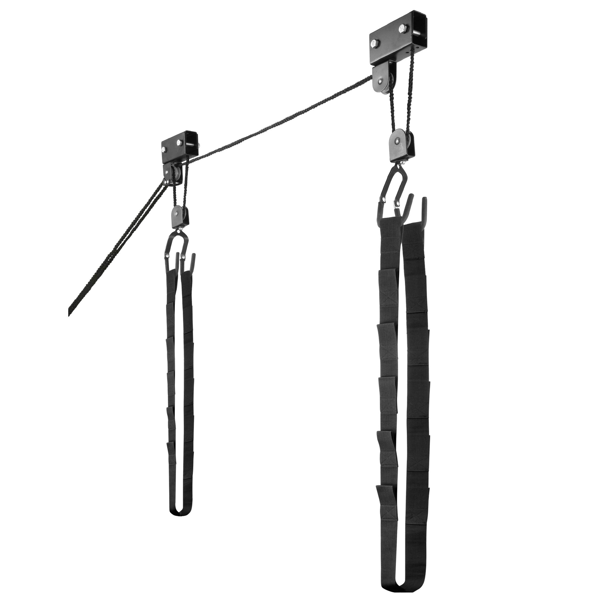 Kayak Hoist - Overhead Garage Storage - Pulley System with 125lb Capacity for Kayak, Canoe, or Bicycle by Bike Lane