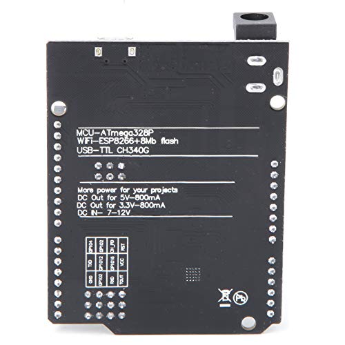 SOONHUA WiFi R3 ATmega328P+ESP8266 (32Mb Memory) USB-TTL CH340G Development Board Fit for NodeMCU