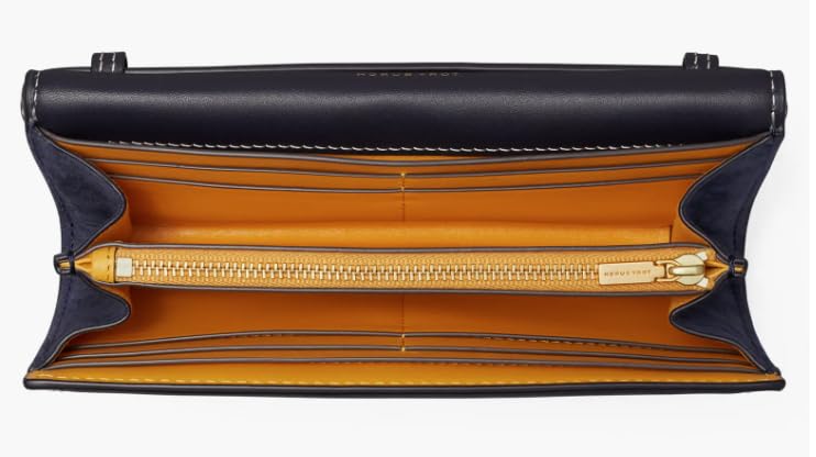 Tory Burch T Monogram Jacquard Chain Wallet 135846 Tory Navy 405