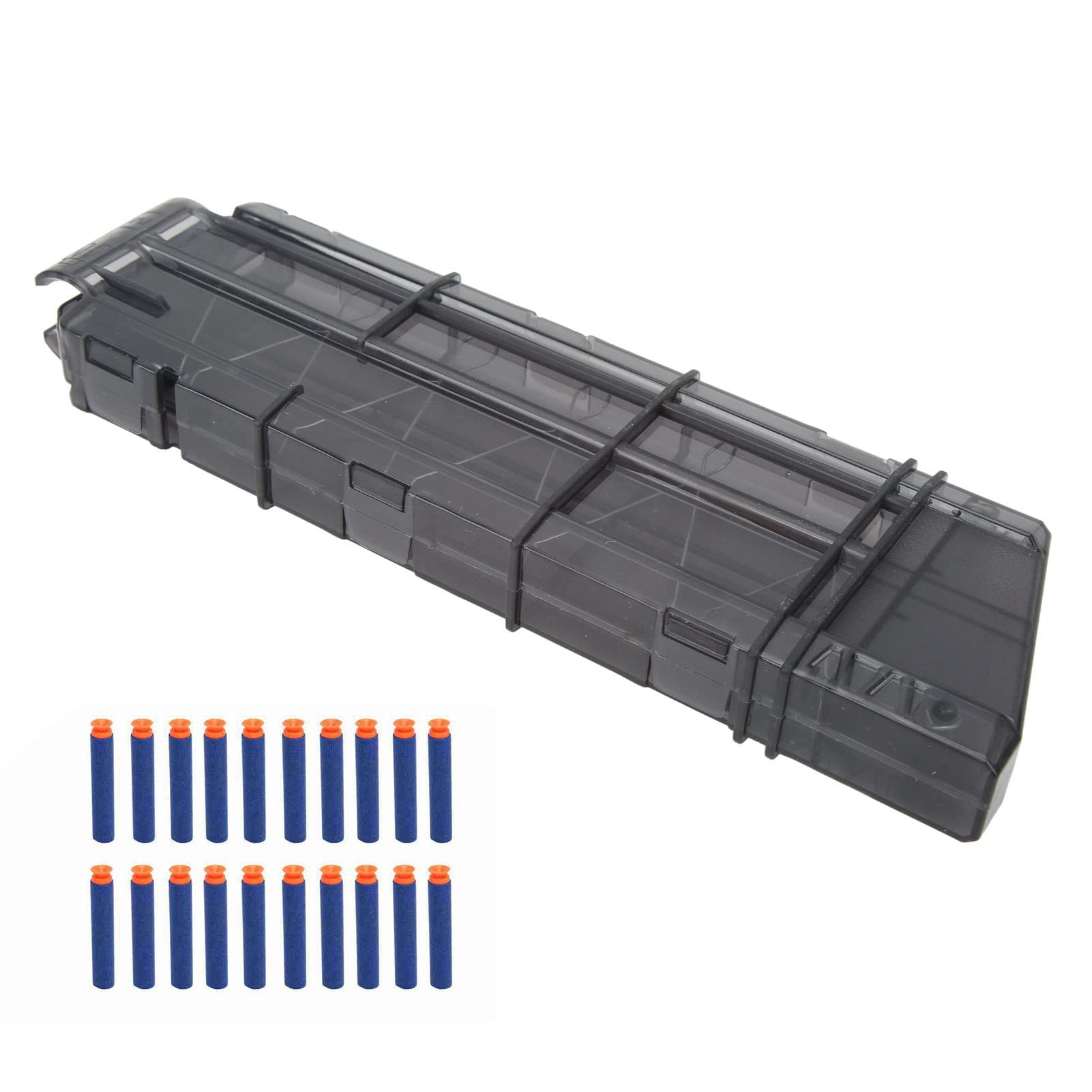 Reload Clip Replacement, Shakeproof Plastic Durable Quick Reload Clip for Outdoor (Black)