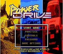Power Drive 16 bit MD Game Card For Sega Mega Drive For Genesis