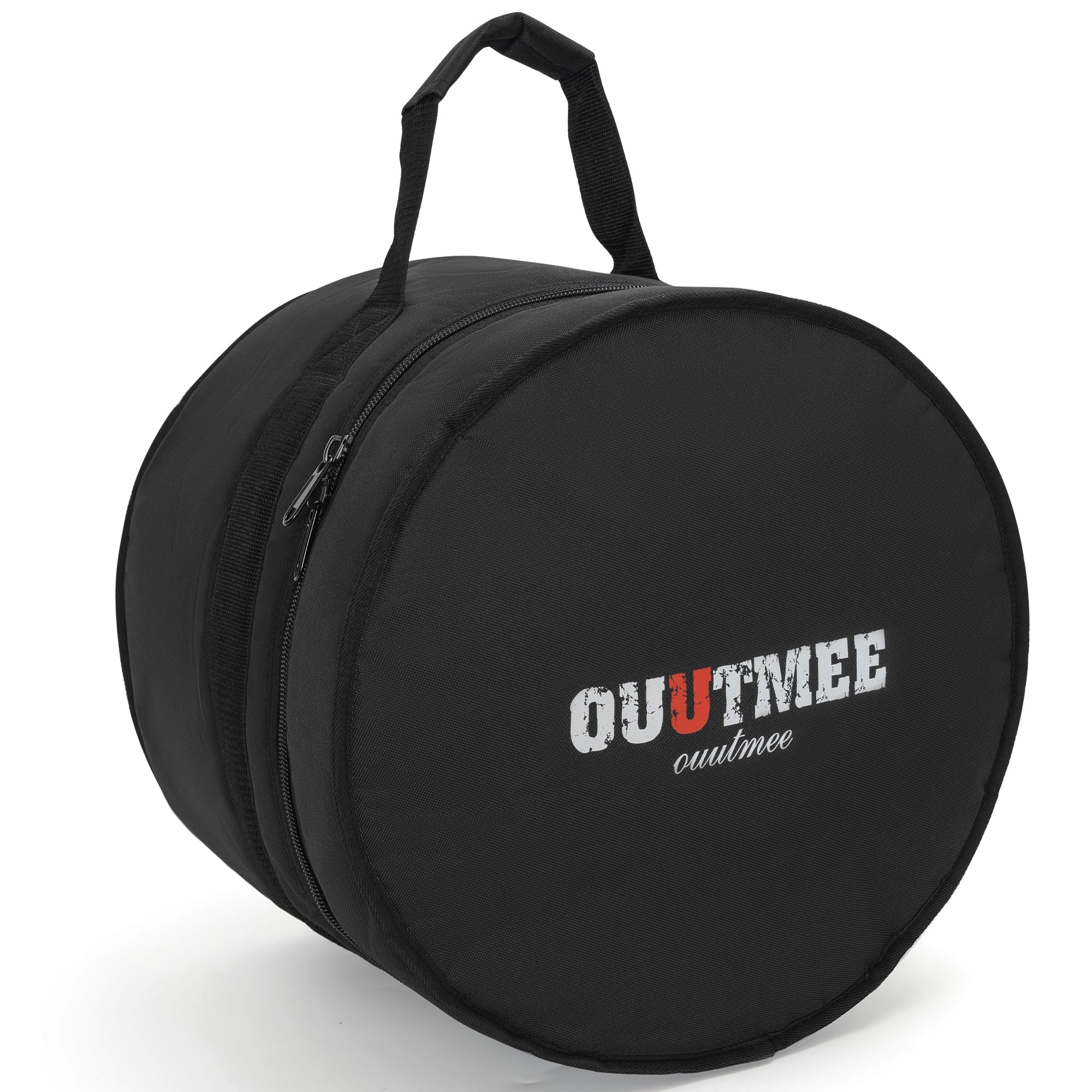 OUUTMEE Bass Drum Bag For Snare Drum 14"x8", 10mm Thick Padded Travel Drum Case