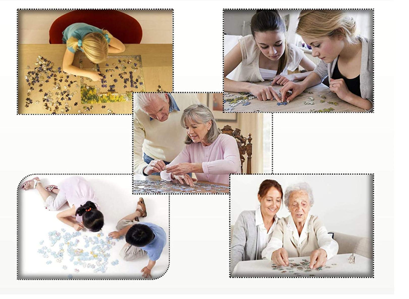 Puzzles for Adults 500 Piece，Jigsaw Puzzle，Easter Bunny and Eggs Puzzle,Wooden Puzzle,Christmas Puzzle and Easter Jigsaw Puzzle, (Easter Bunny and Eggs, 500 Piece)