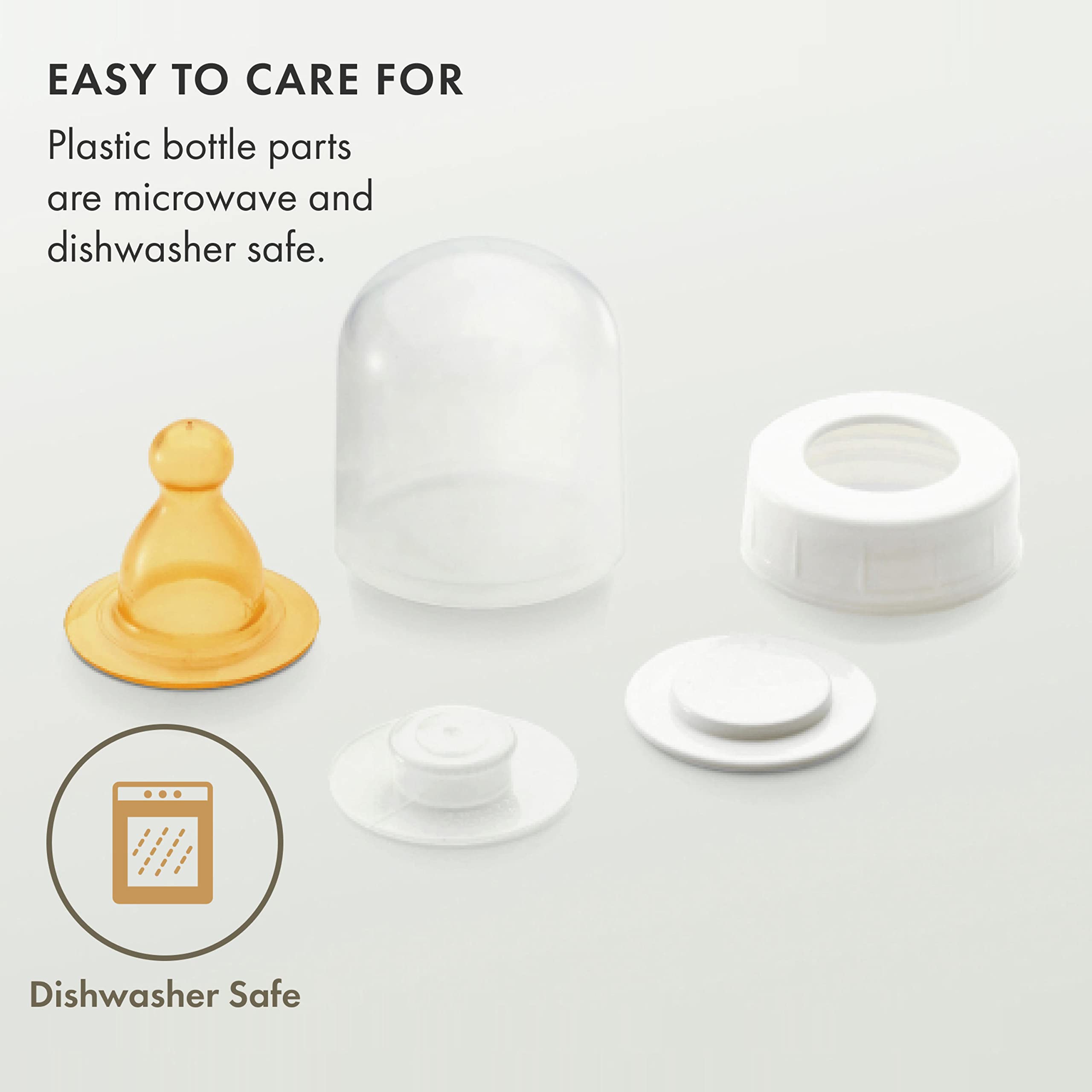 Natursutten Replacement Baby Bottle Sealing Caps 2-Pack - Spare Seal Discs Parts for Natursutten Anti-Colic Baby Bottles - Replace Compatible Glass Bottle Seals