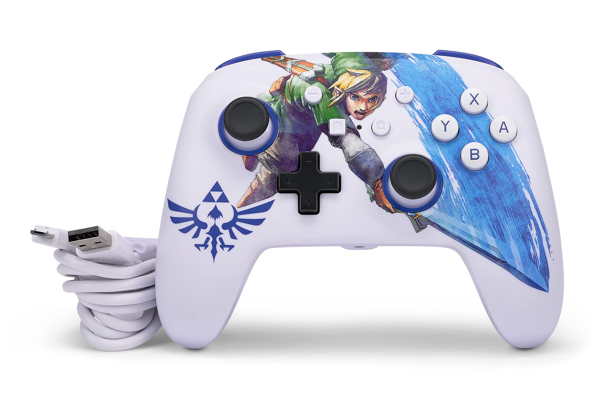 PowerA Enhanced Wired Controller for Nintendo Switch - Master Sword Attack Zelda Link