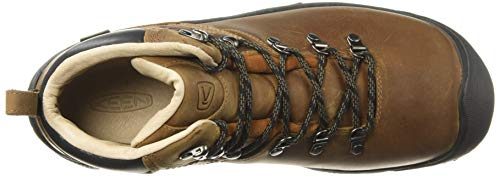 KEEN Men's Pyrenees Mid Height Waterproof Hiking Boots, Syrup, 12
