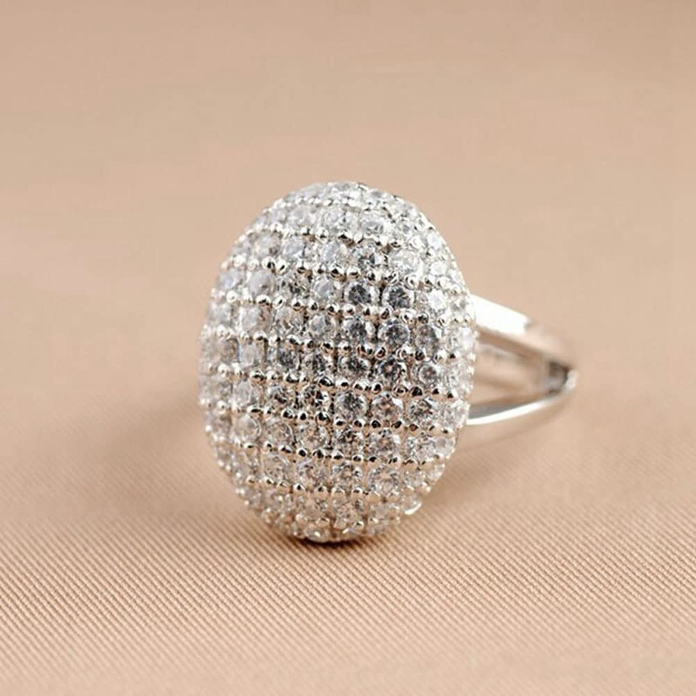 Ringcrown Film Rings Bella's Ring White Gold Plated Cz Women Wedding Ring Engagement Ring