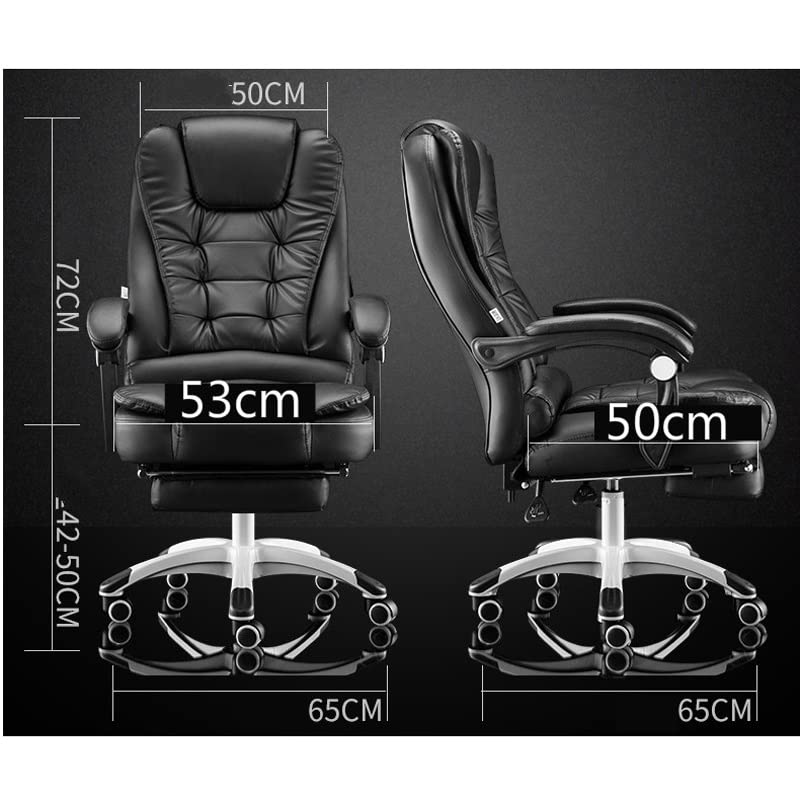 ZHAOLEI Office Chair Home Computer Chair PU Comfortable Swivel Gaming Chair Point Massage
