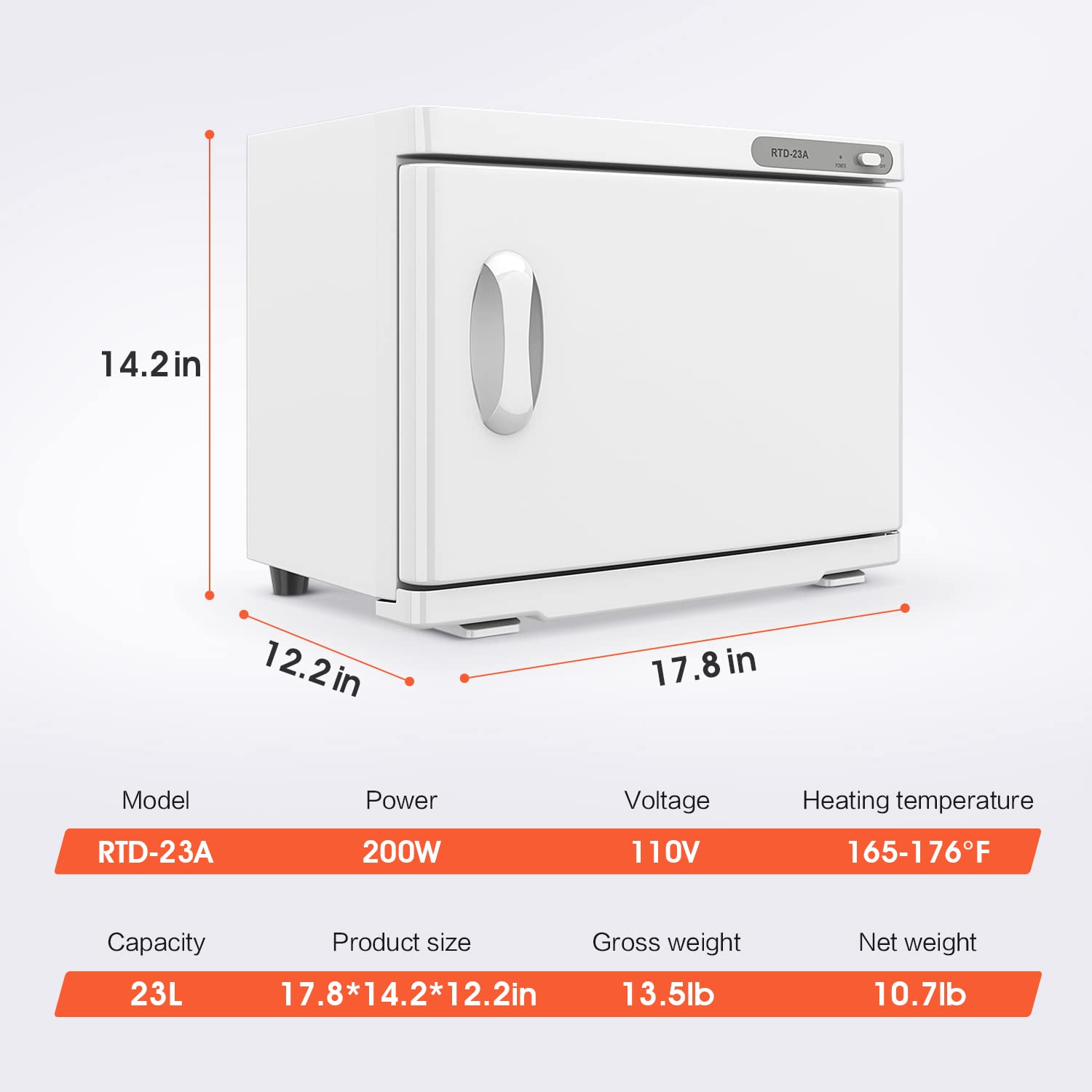 Large Spa Hot Towel Cabinet or Hot Bath Towel Warmer, Easy to Use Heated Towel Heating Warmer.