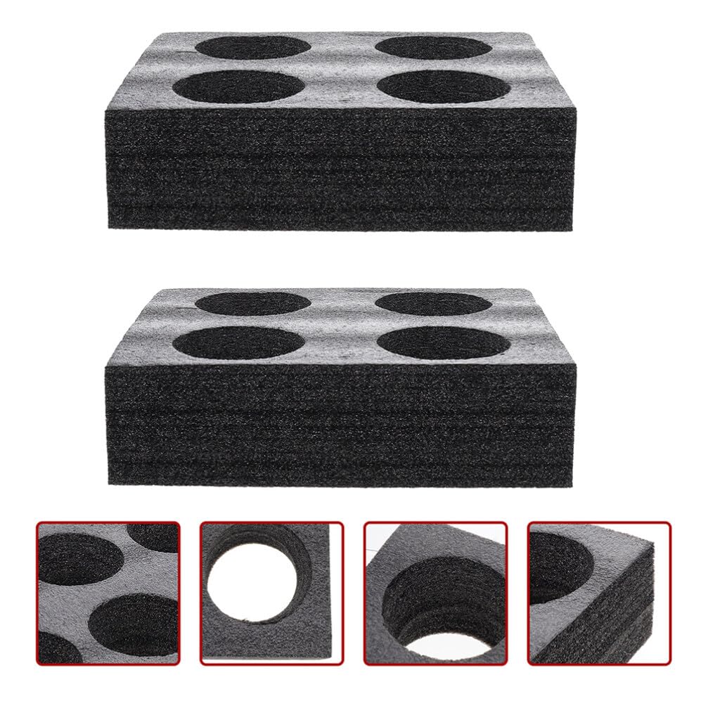 Mobestech 2 Pcs Cup Holder Tray Cupholder Tray Foam Cup Holder Beverage Cup Holder Coffee Mug Holder Stand Disposable Trays Takeout Packing Tray Drink Holder Drinks Tray Cup Carrier