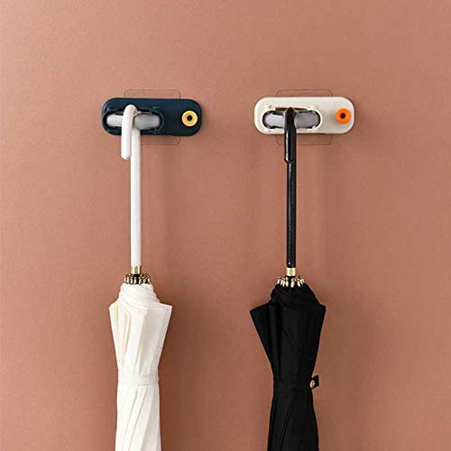 WYKDD 4pcs Bathroom Storage Rack Mop Holder Broom Hook Punch-Free Cleaning Tools Organizer Home Gadget for Home Shop