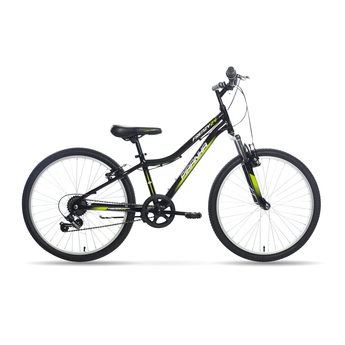 Piranha Frenzy 24 inch Kid's Bicycle, Black