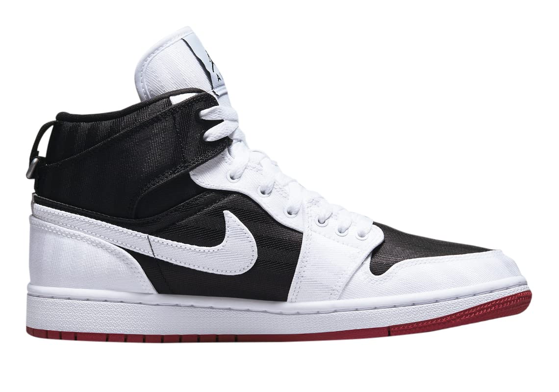 Jordan Women's 1 Mid SE Utility Black/White-Gym Red (DD9338 016) - 8