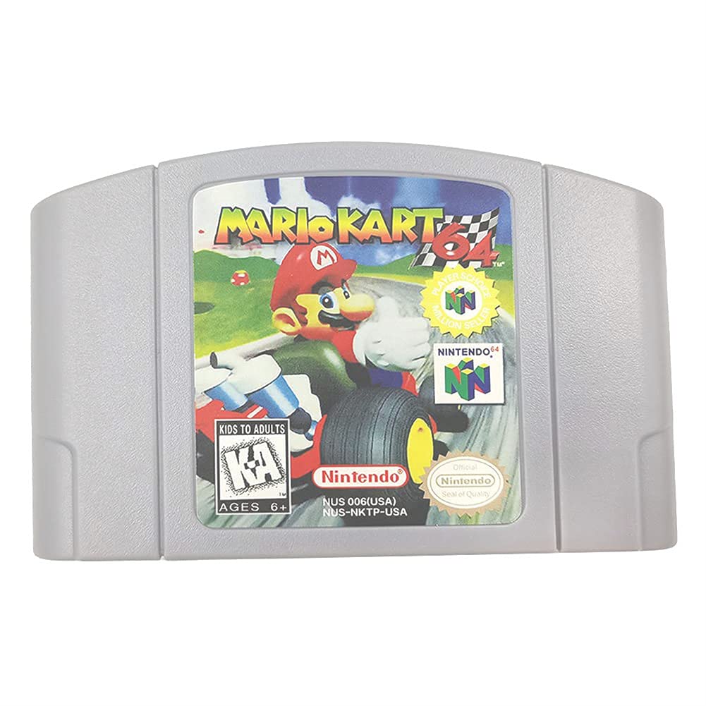 NINNAYUAN Game Cartridge Card Mario Kart N64 US Version For Nintendo N64